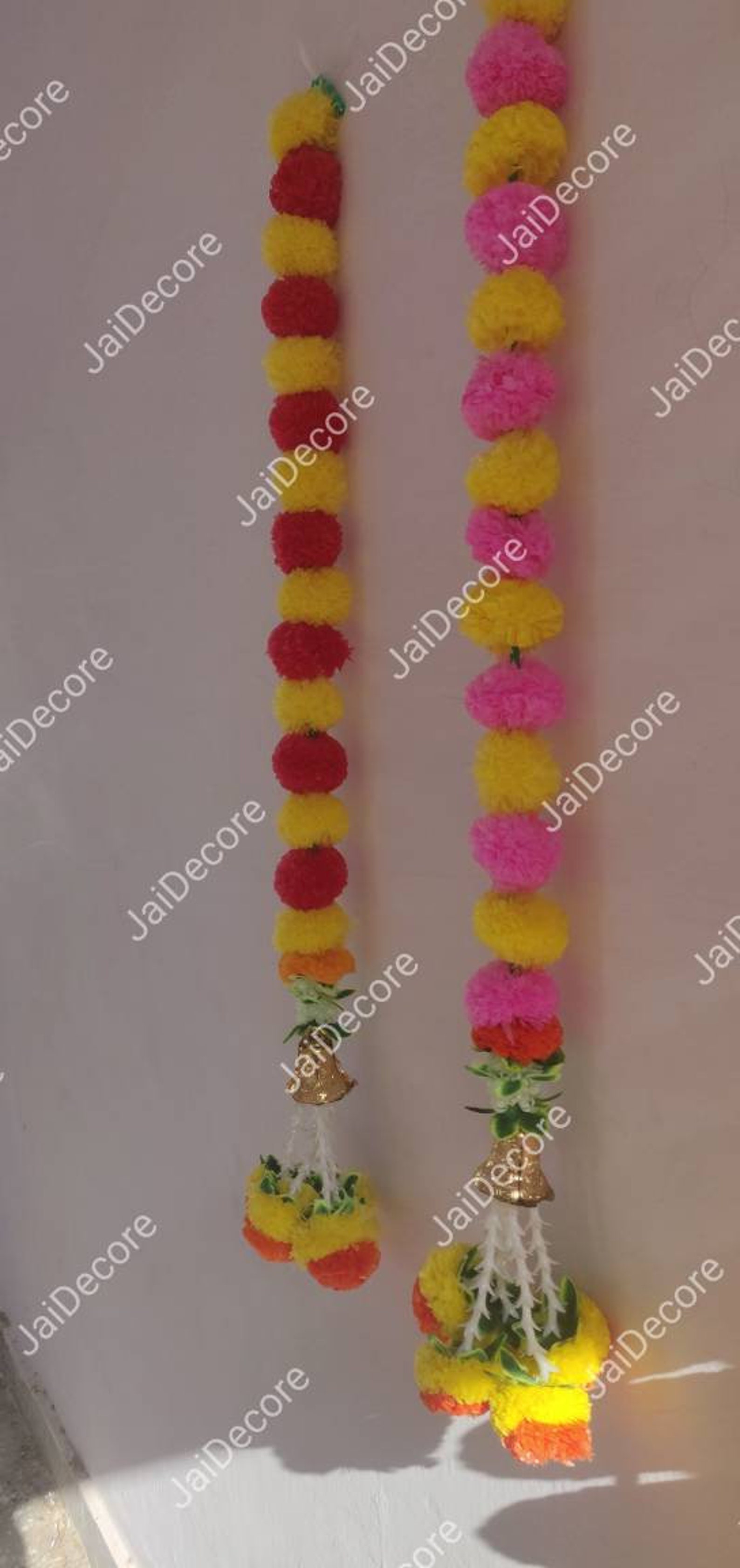 10 String of India Decoration Artificial Flower Toran Flower | Etsy