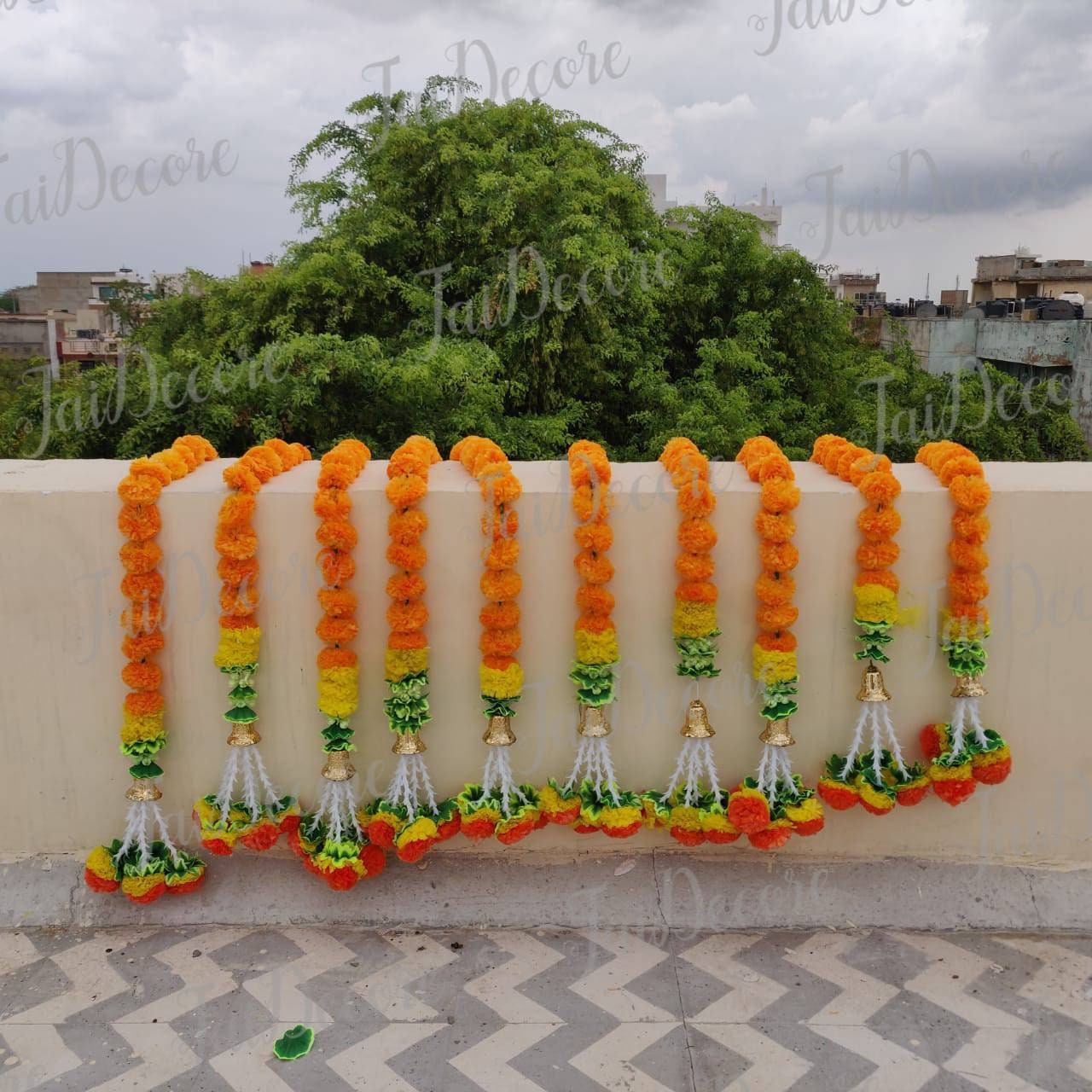 Indian Decoration Artificial Flower Toran Flower Garland - Etsy