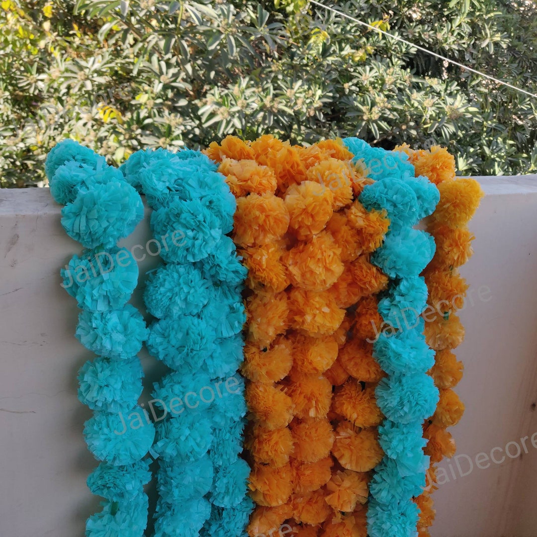 Express Shippin 20 Pieces of Flower Strings Torans Flower Garland Lines ...