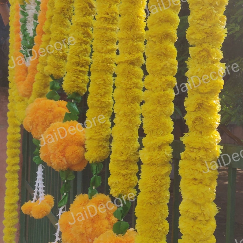 6 Feet Long Flower Toran Artificial Garland Colorfull Flower | Etsy