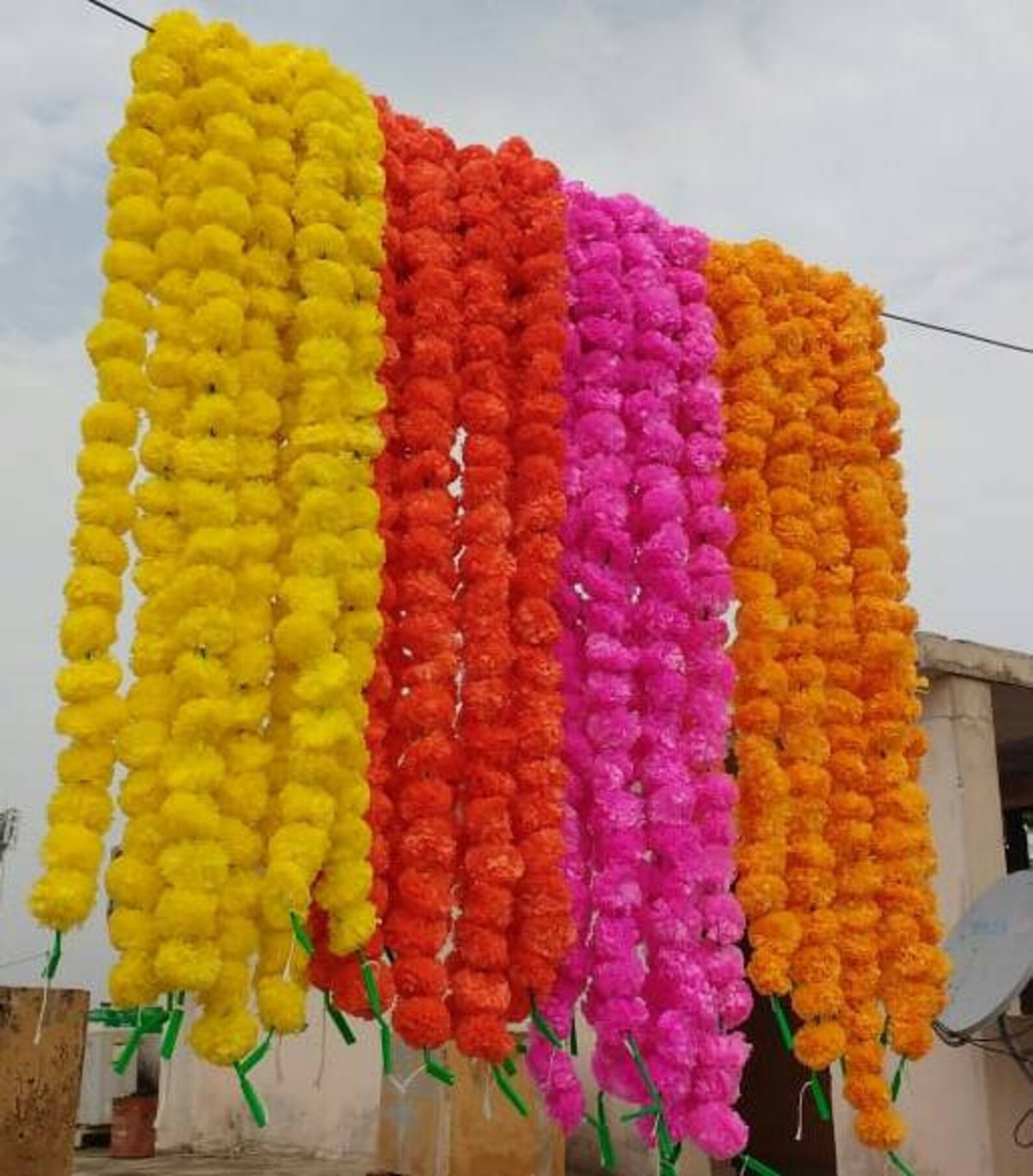 Assorted 20 Pieces of Flower Strings Torans Flower Garland | Etsy