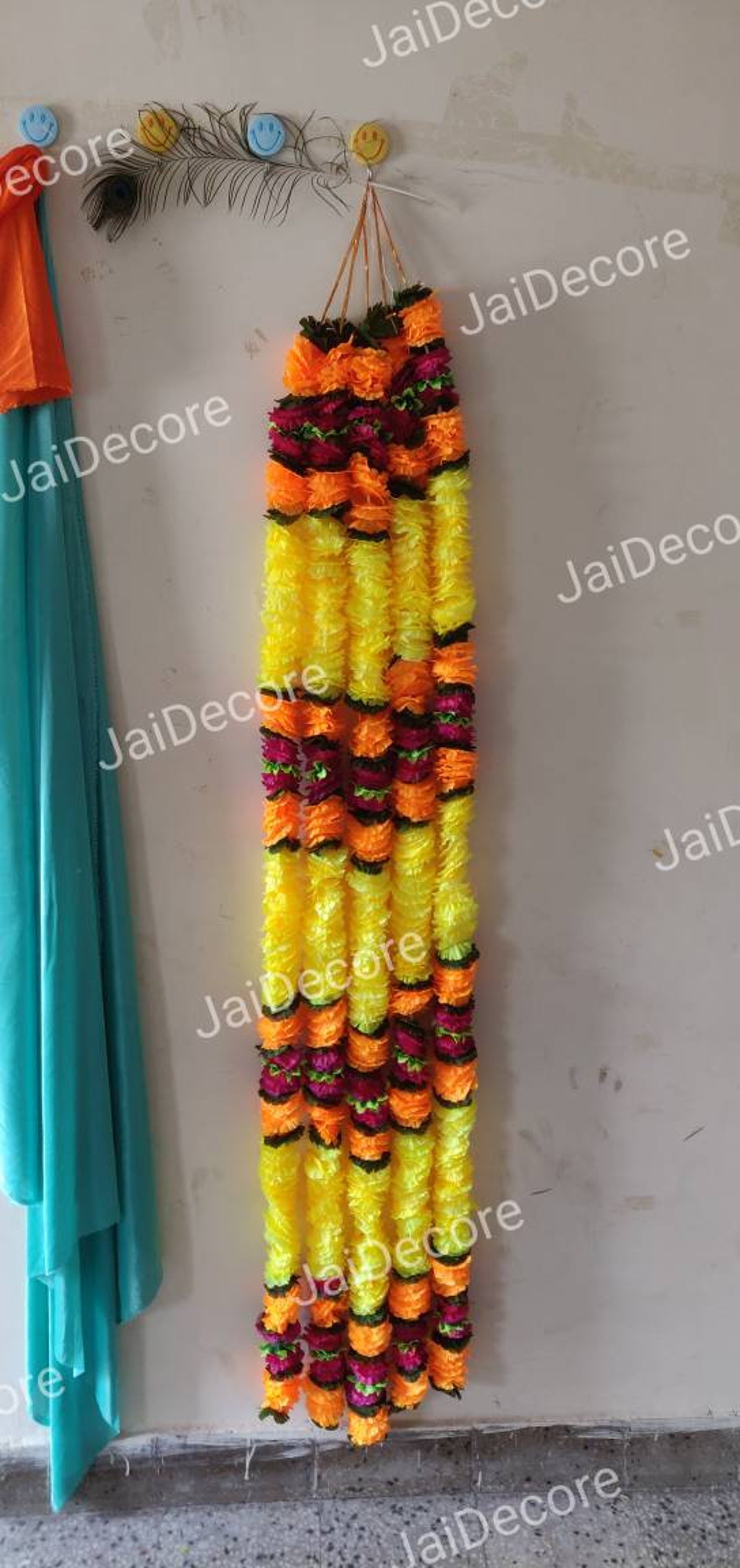 5 Strings Lot of Indian Decoration Flower Strings Torans - Etsy