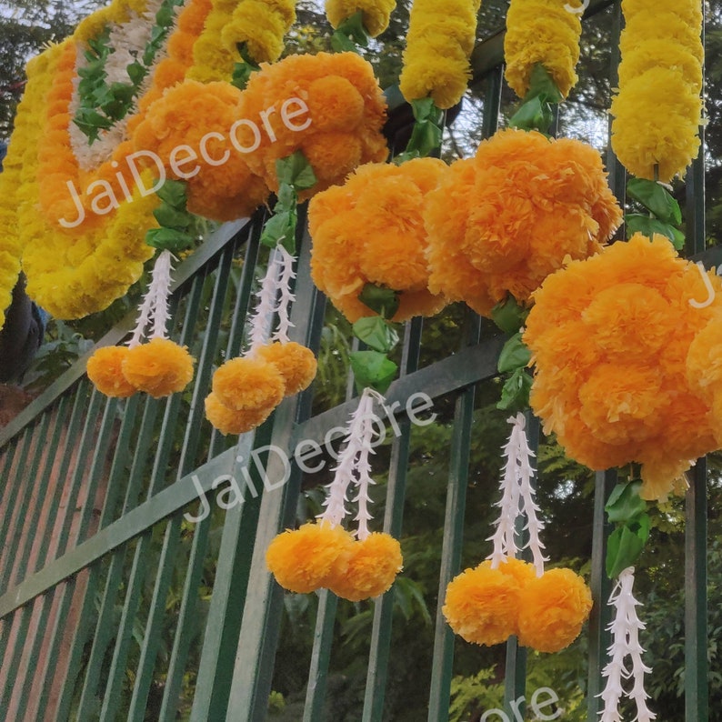 6 Feet Long Flower Toran Artificial Garland Colorfull Flower | Etsy