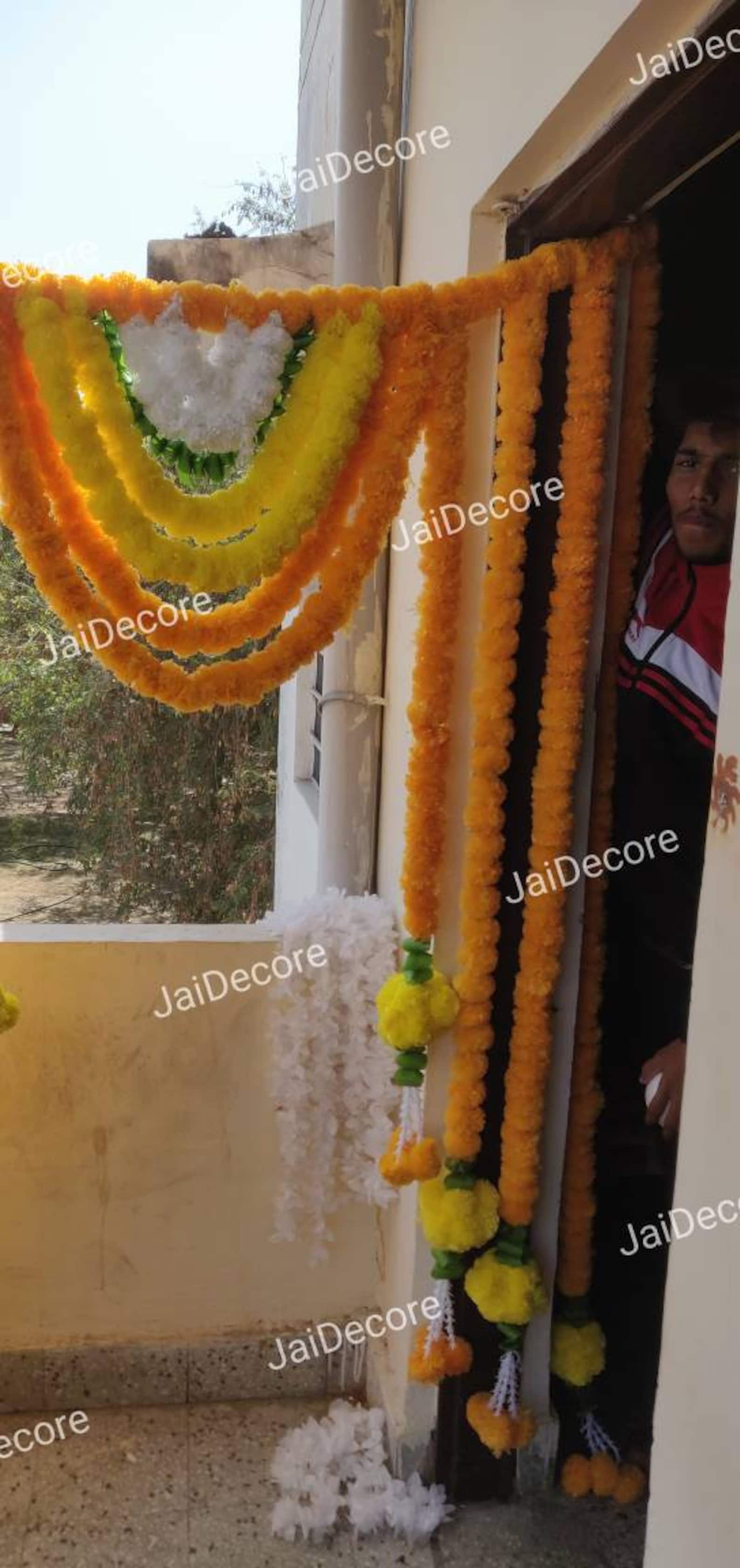 6 Feet Long Flower Toran Artificial Garland Colorfull Flower | Etsy