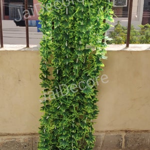5 Pieces of Green Leaves Strings Real Look Leaf Artificial Blossom ...