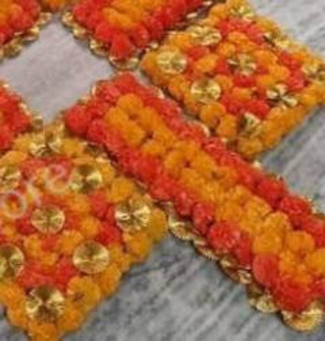 Express Shipping of Beautiful Rangoli Artificial Flower Floral - Etsy