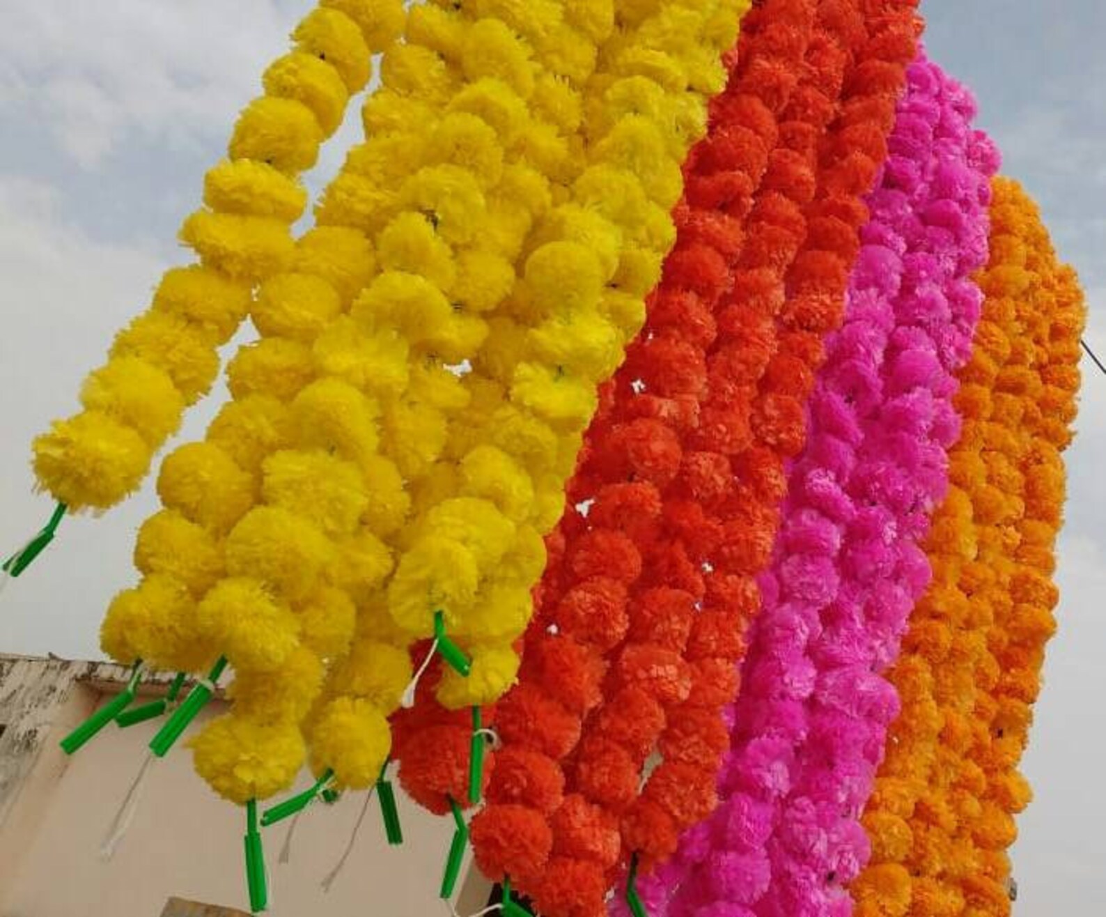 Assorted 20 Pieces of Flower Strings Torans Flower Garland | Etsy