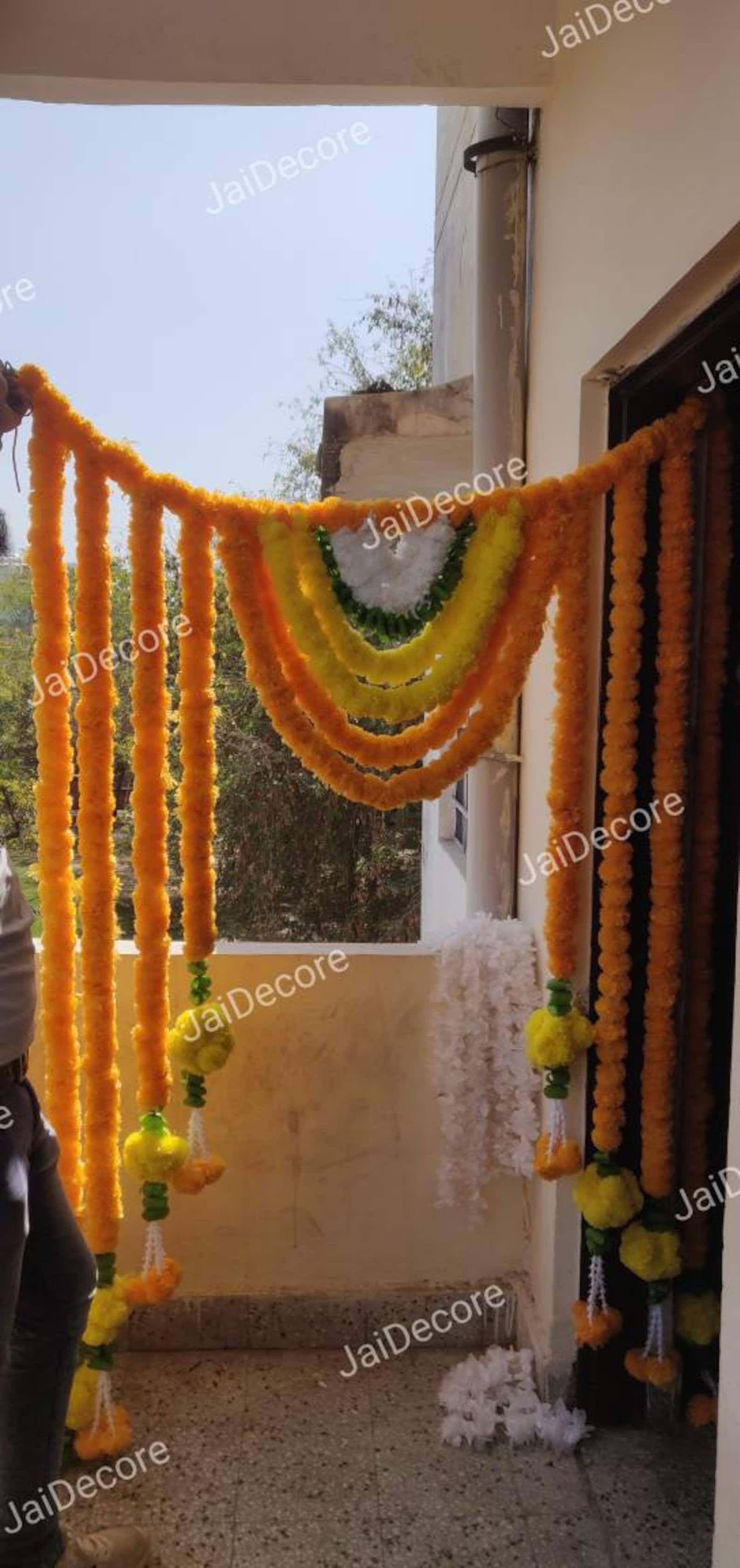 6 Feet Long Flower Toran Artificial Garland Colorfull Flower | Etsy