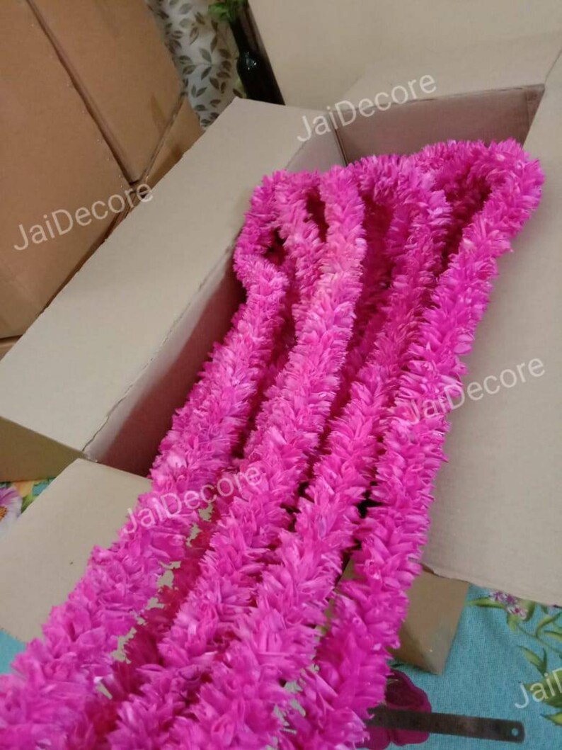 Indian Decoration Artificial Paper Flower Strings Jasmine - Etsy