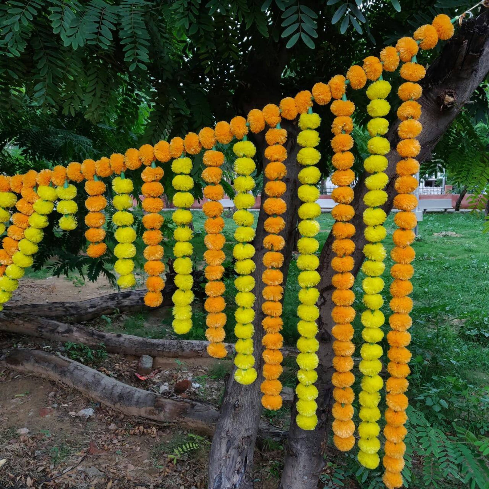 6 Feet Long Flower Toran Artificial Garland Colorfull Flower - Etsy