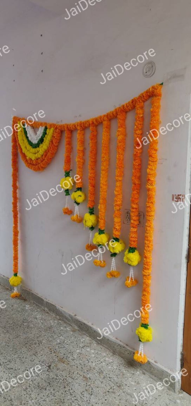 6 Feet Long Flower Toran Artificial Garland Colorfull Flower | Etsy