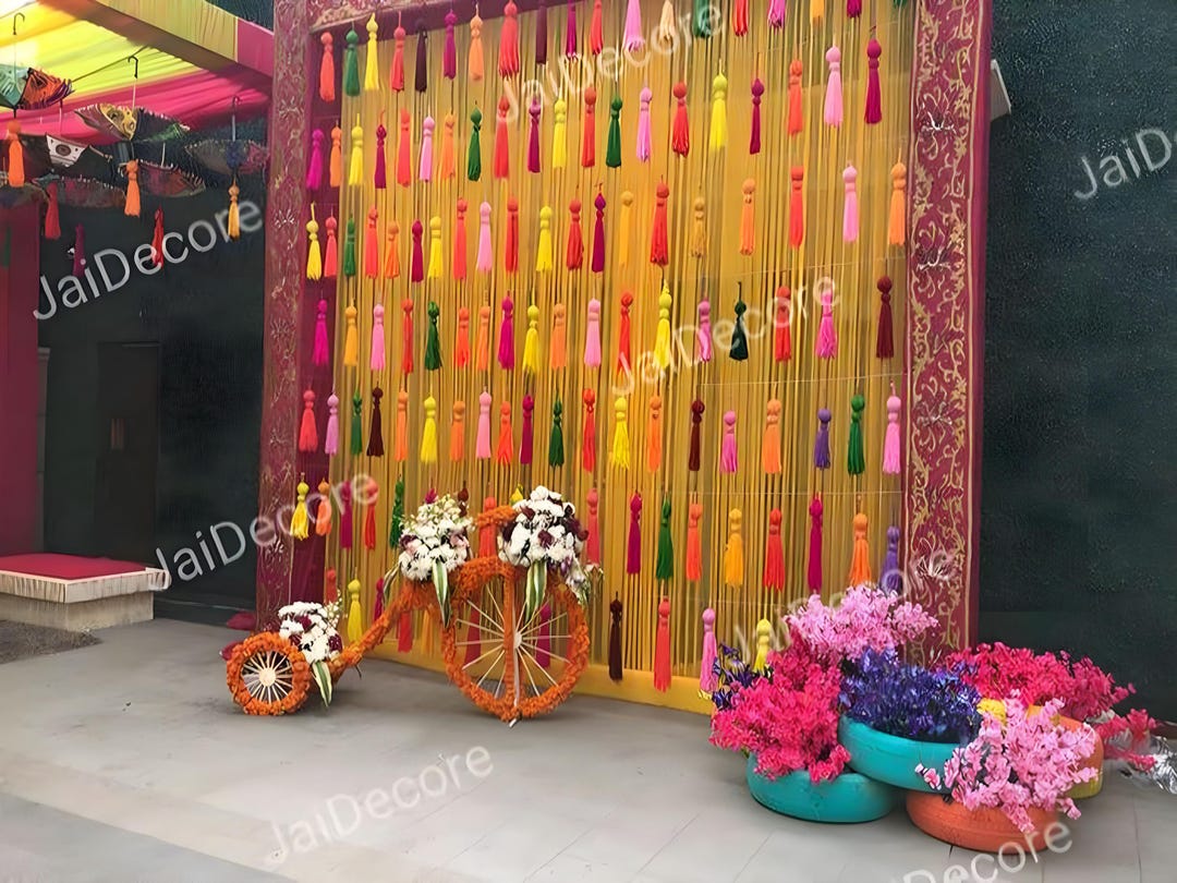 10 Tassels Lot Decorative 6-7 Inch Colorful Tassels Decor Indian ...