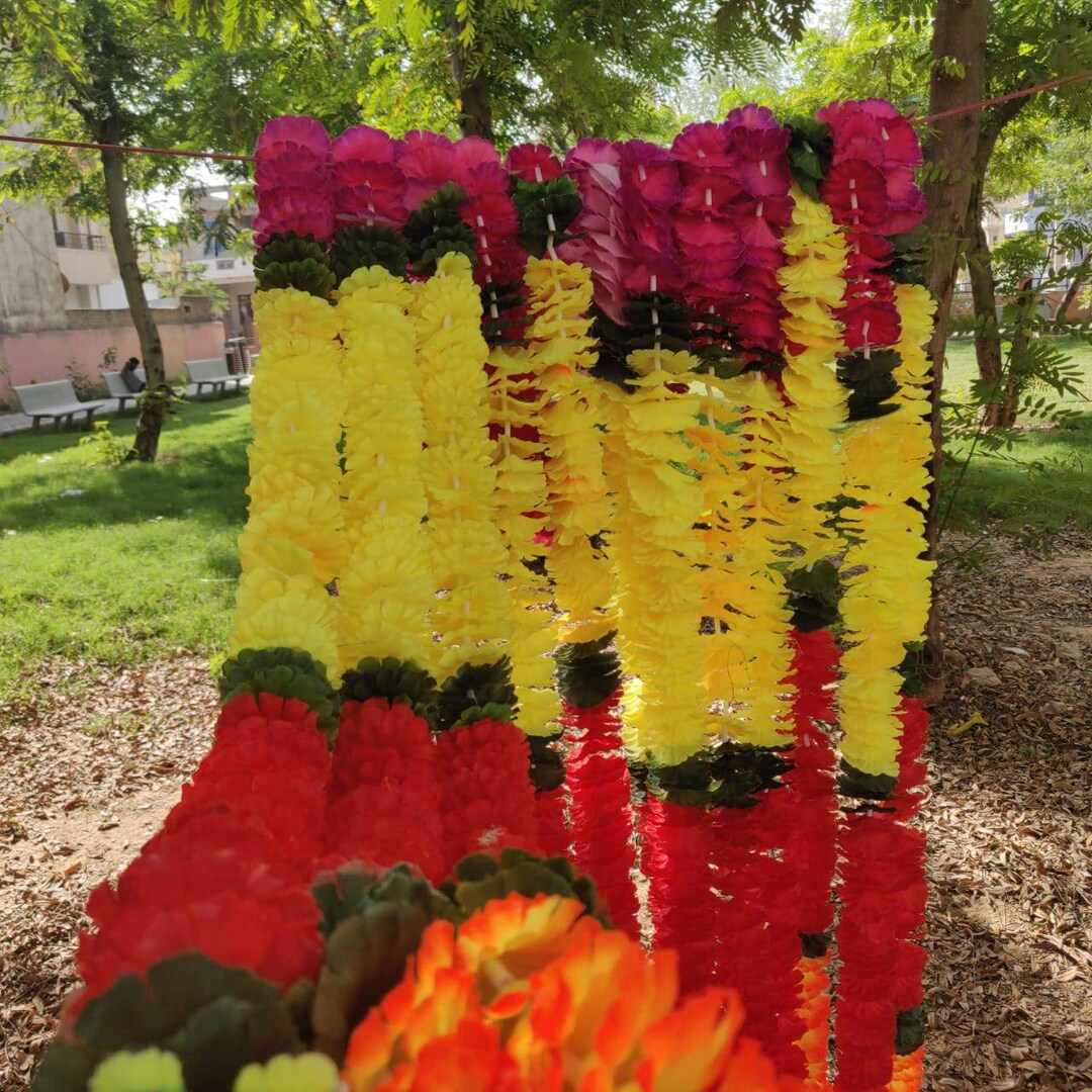 12 Pieces Lot of Daisy Flower Backdropes Flower Strings Wedding Arch ...