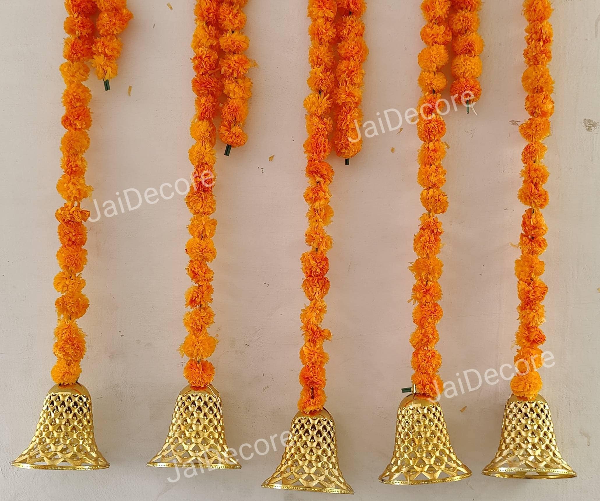 Big 9 Inch Bell Flower Garlands With Beautiful Bells Backdrops Flower ...