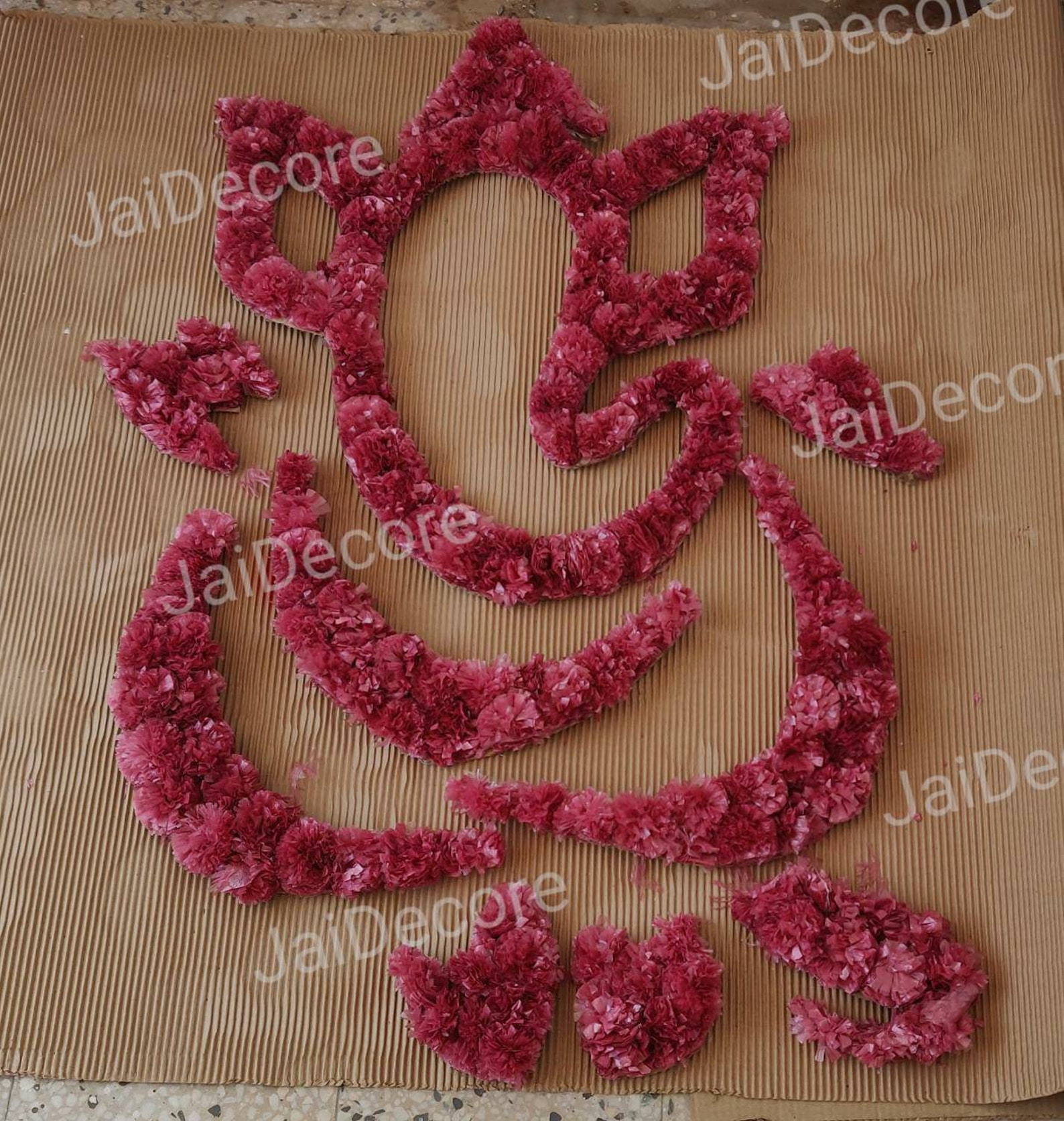 Express Shipping of Beautiful Rangoli Lord Ganesha Flower | Etsy