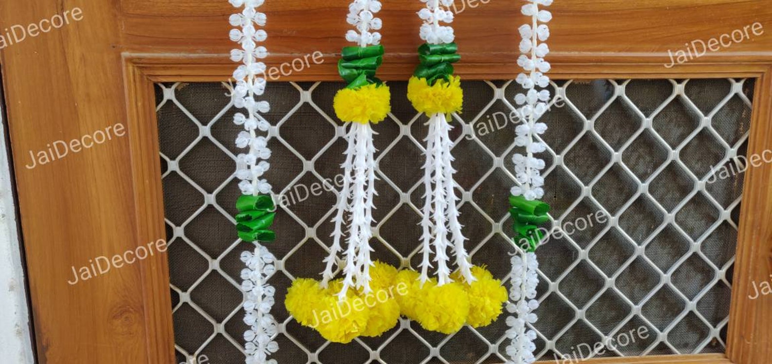 5 Strings Mogra Ladi Flower Strings Torans Flower Garland - Etsy