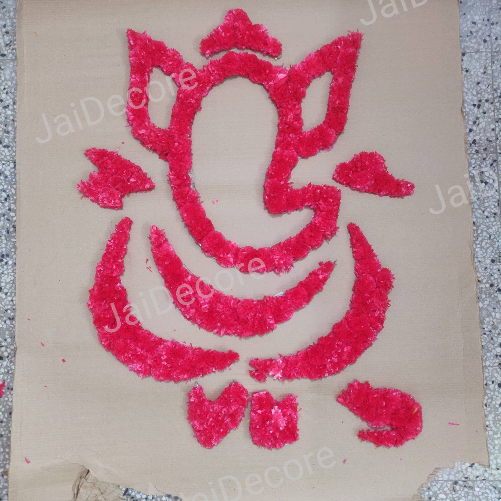 Express Shipping of Beautiful Rangoli Lord Ganesha Flower | Etsy Canada