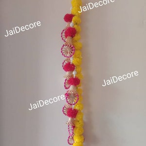 10 Feet Long Flower Toran Artificial Garland Colorfull Flower Toran ...