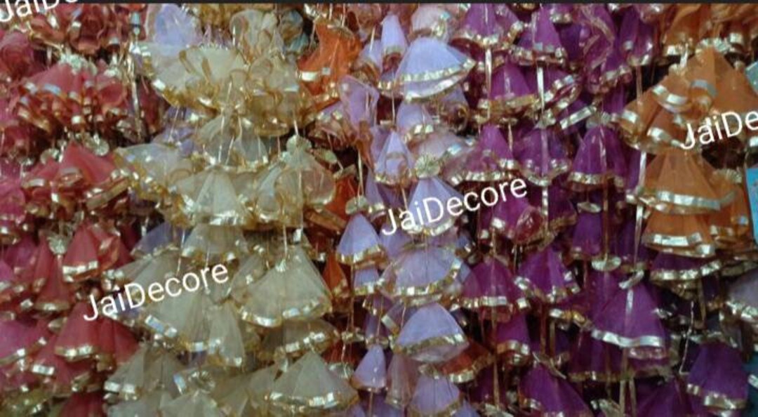 15 Pieces of Flower Strings Fabric Tassels Torans Flower Lines Fabric ...