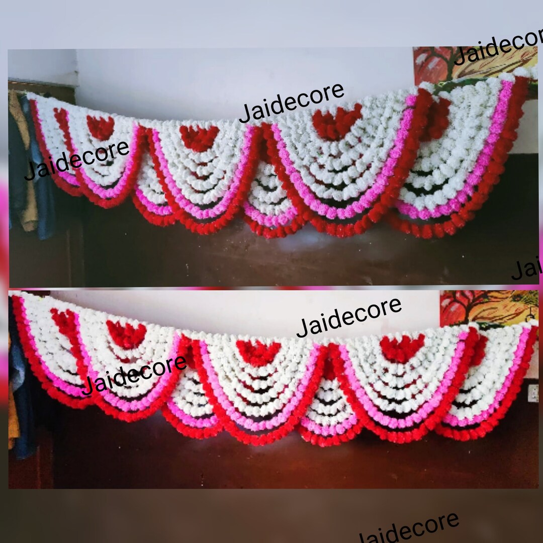 10 Feet Long Flower Toran Artificial Garland Colorfull Flower Toran ...