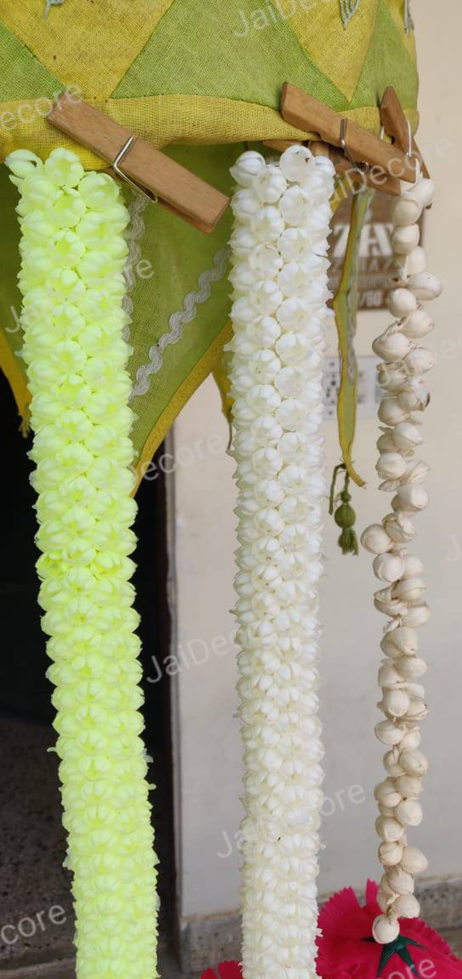 10 Pieces Of Heavy Mogra Lari Flower Strings Toran Flower | Etsy