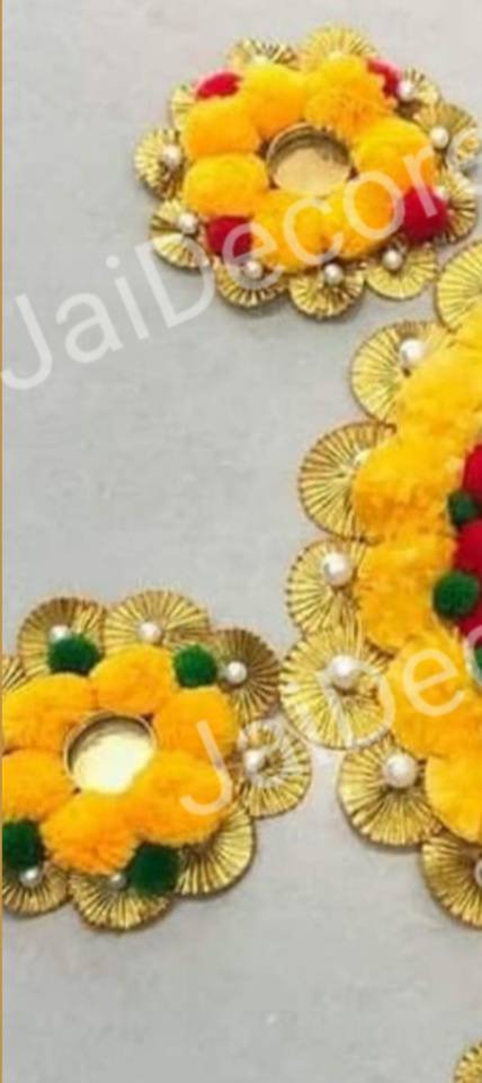 Express Shipping of Beautiful Rangoli Artificial Flower Floral - Etsy