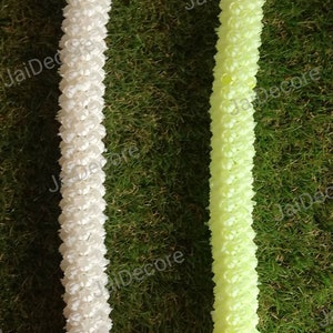 5 Pieces of Heavy Mogra Lari Flower Strings Torans Flower Garland Lines ...