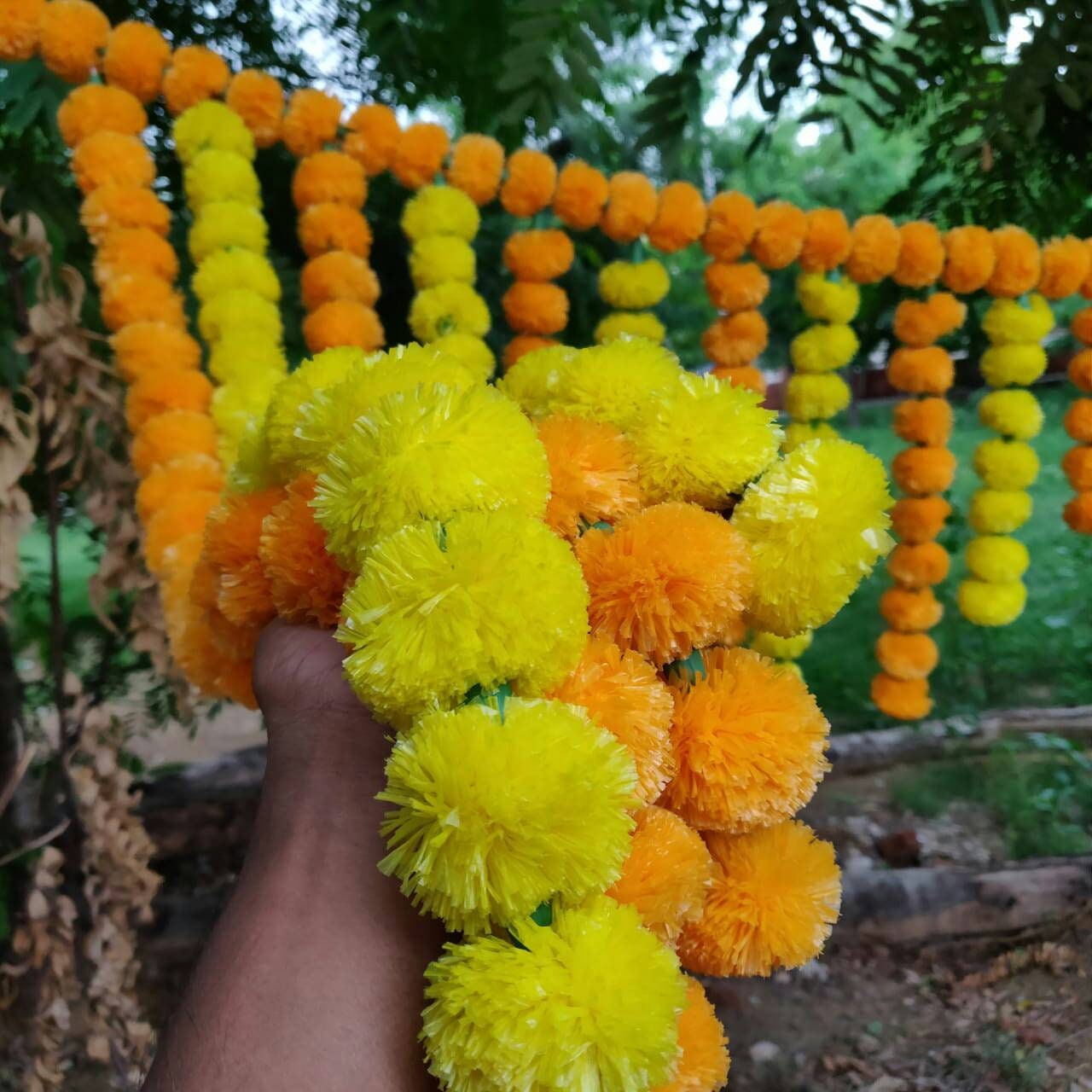 6 Feet Long Flower Toran Artificial Garland Colorfull Flower - Etsy