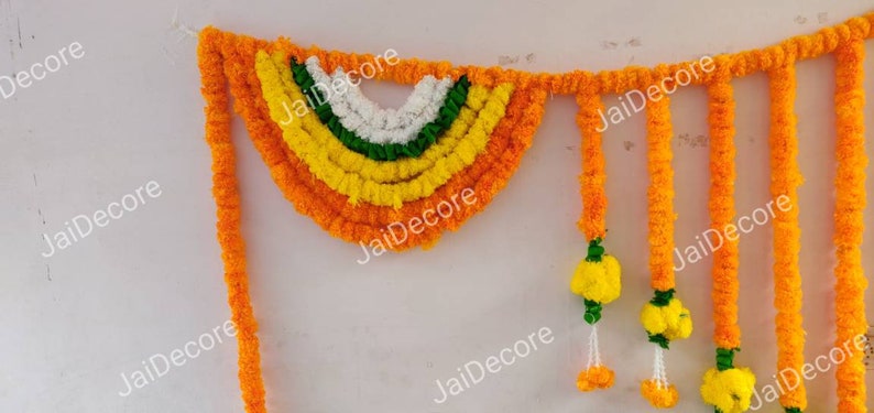 6 Feet Long Flower Toran Artificial Garland Colorfull Flower | Etsy