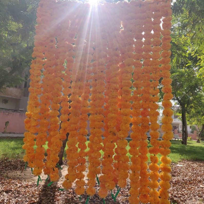50 String of Flower Strings Torans Flower Garland Lines | Etsy
