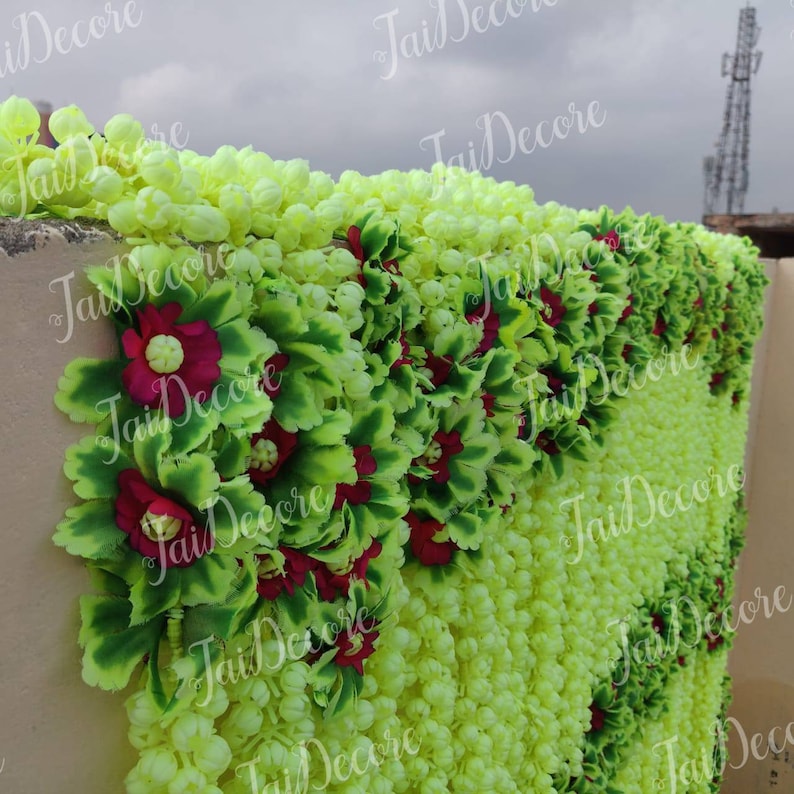 20 Pieces of Mogra Lari Flower Strings Torans Flower Garland Lines ...
