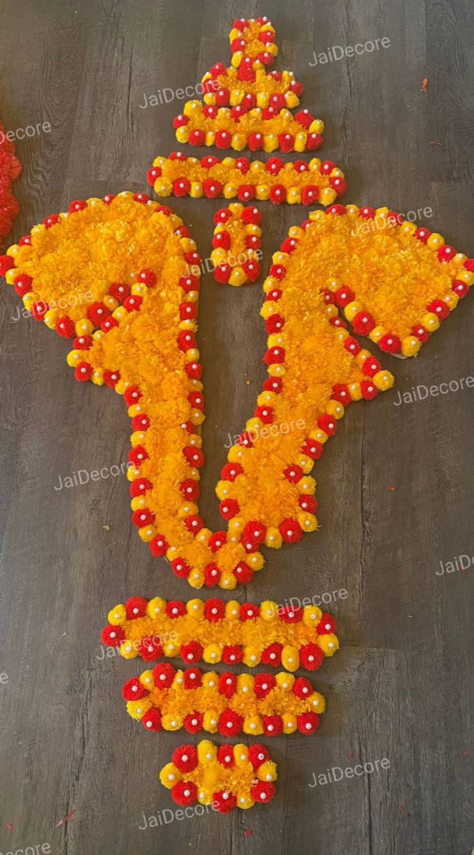 Express Shipping of Beautiful Rangoli Lord Ganesha Flower Floral ...