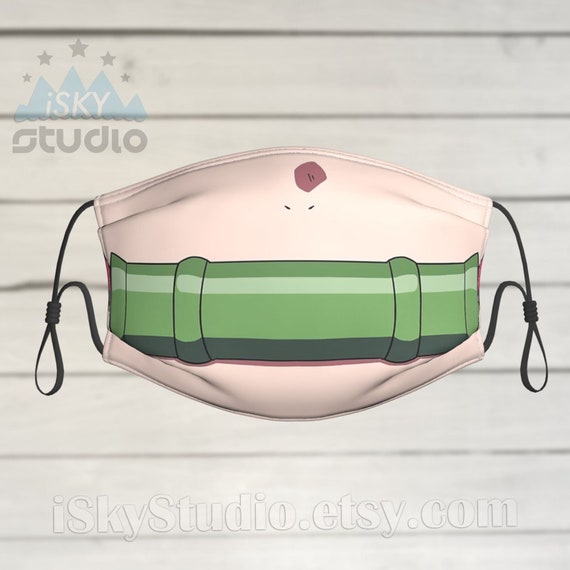 Cosplay Anime Face Masks Personalized With Filter Pocket Nose - Etsy
