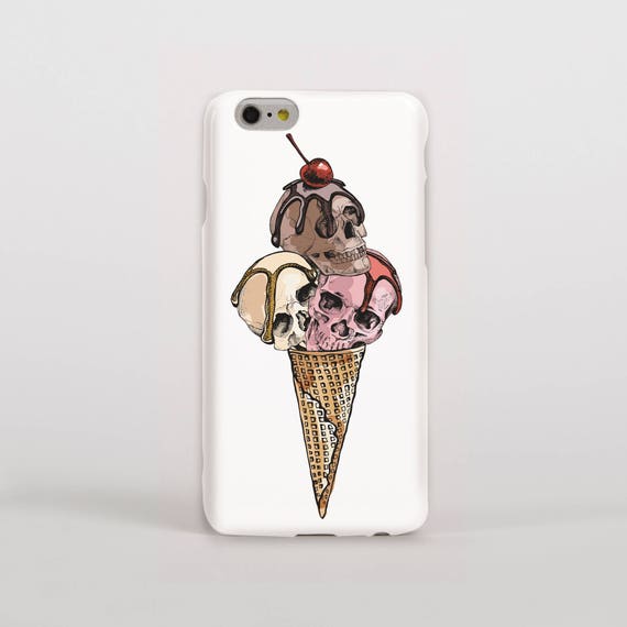 Skulls Ice Cream Phone Case/Cover for iPhone or Samsung Phone | Etsy