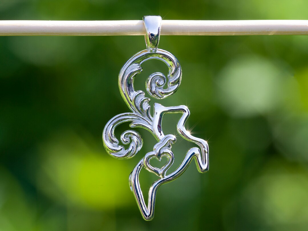 Dala Horse Life Force Necklace Pendant, Traditional Sweden Jewelry ...