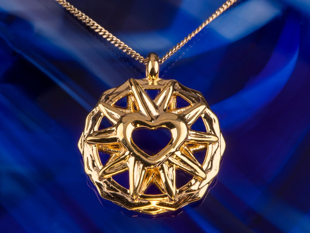 Star of Bethlehem Christmas Necklace Pendant, Christian Heart Love Hope ...