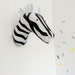 Zebra Head on the Wall , Felt Faux Taxidermy Head, Fabric Wall Mounted ...