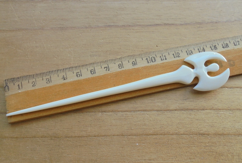 1 Prong Bone Hair Sticks Hair Pin Hair Fork in Single Prong - Etsy