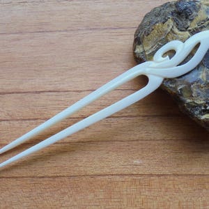 2 Prongs Bone Hair Sticks, Hair Pin, Hair Fork, Hair Accessories HS46 ...