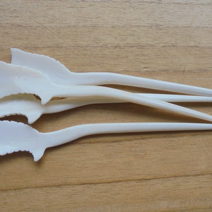 One/single Prong Bone Hair Stick, SEASHELL Hair Stick, Bone Hair ...