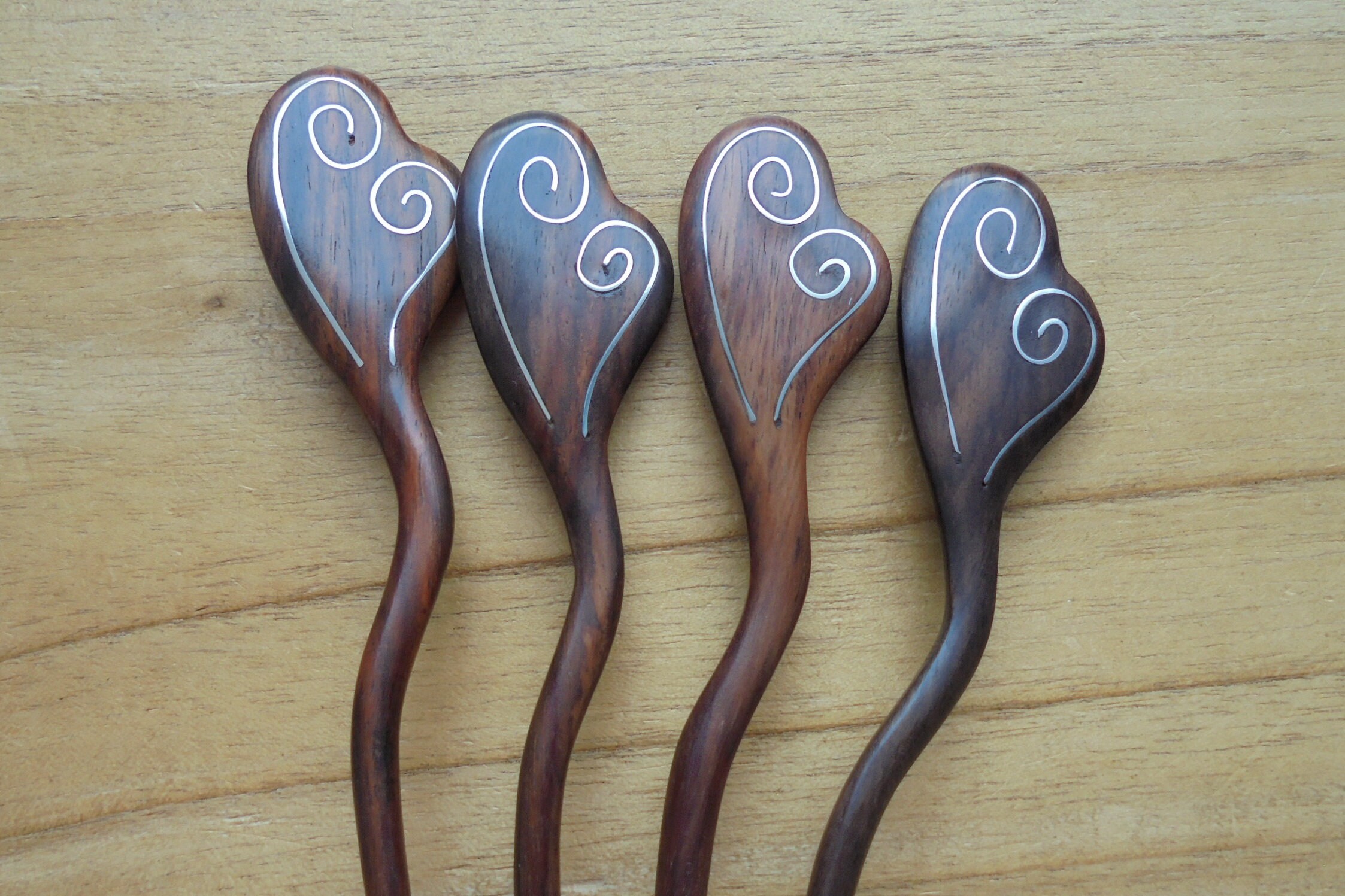 Single Prong Wood Hair Stick Hair Pin Hair Fork Hair | Etsy