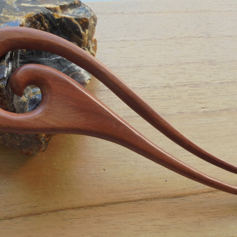 Organic Wooden Hair Stick - Etsy