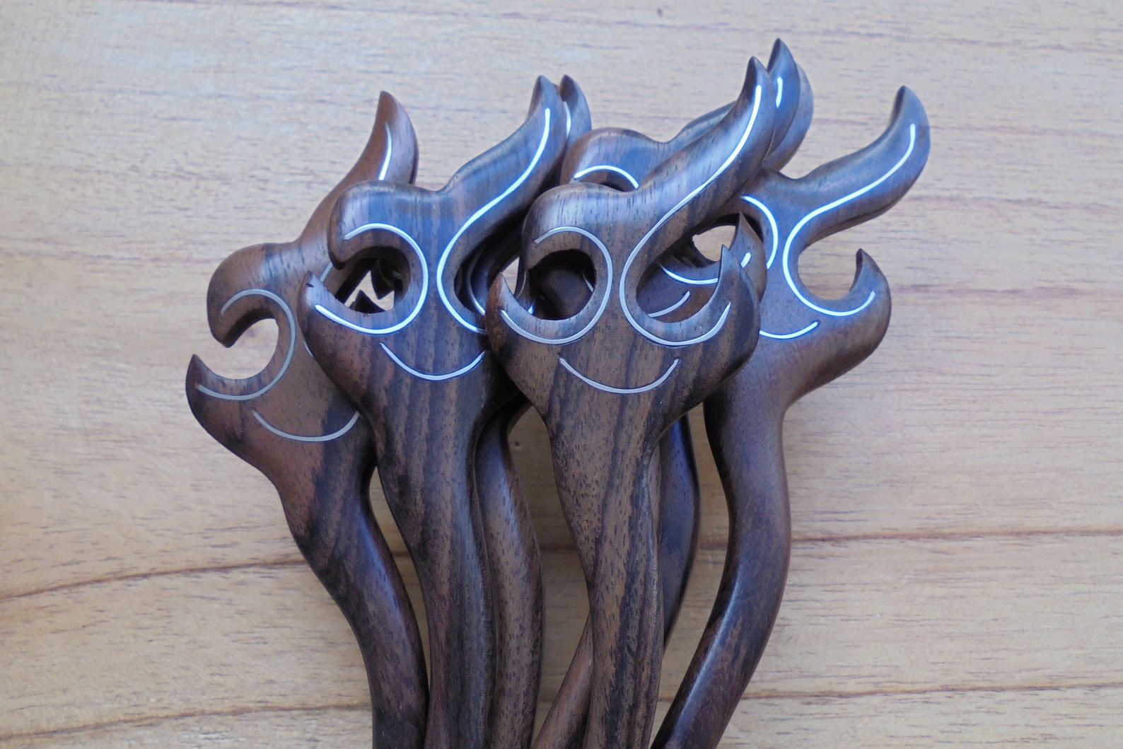 Single Prong Wood Hair Stick Hair Pin Hair Fork Hair | Etsy