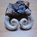Skull Carving, Table Decoration, White Billiard Ball Pool, Bali Carving ...