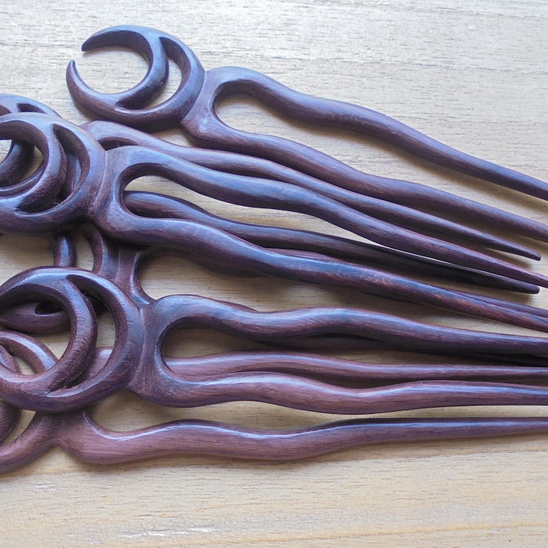 Hair Sticks Wood - Etsy