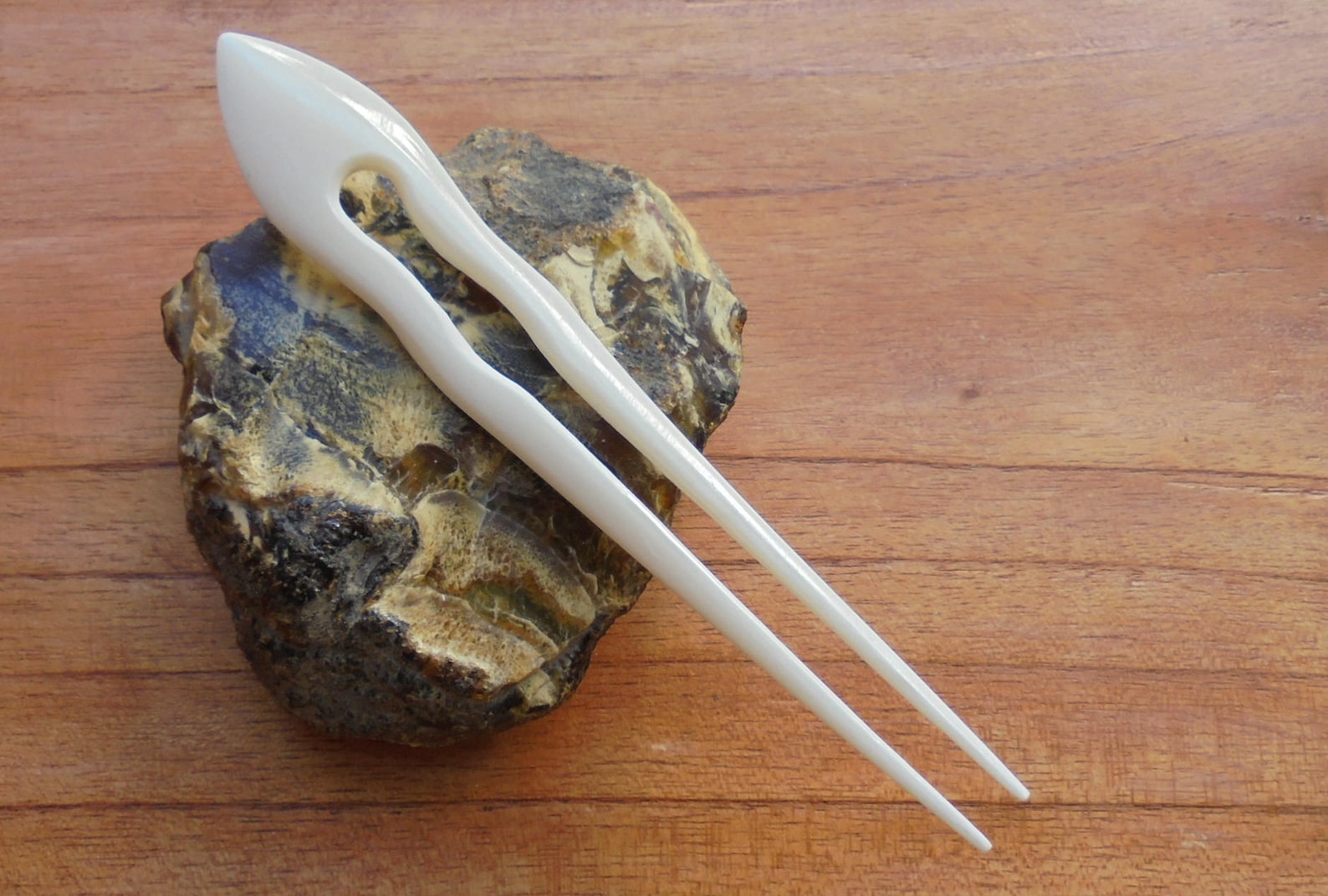 2 Prongs Bone Hair Sticks Hair Pin Bone Hair Fork Hair | Etsy