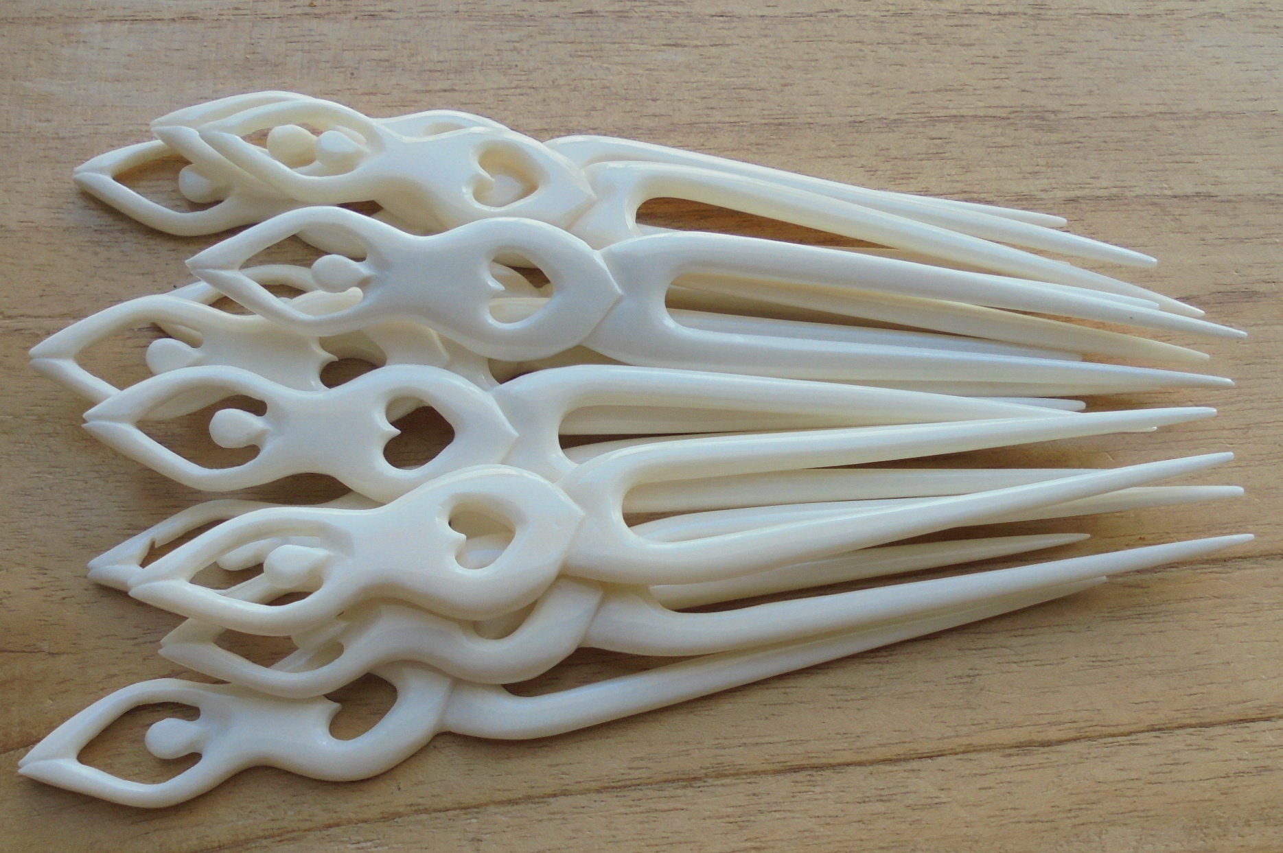 Goddess Bone Hair Sticks Hair Pin Hair Fork 2 Prongs Hair - Etsy