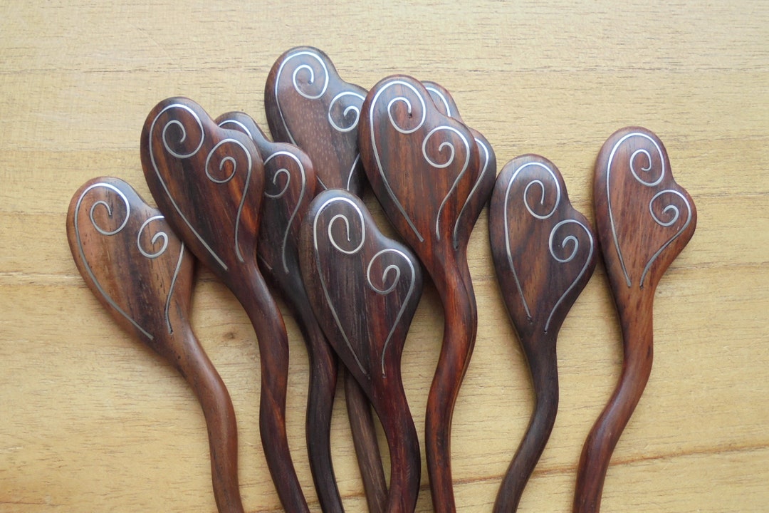 Single Prong Wood Hair Stick, Hair Pin, Hair Fork, Hair Accessories HS ...