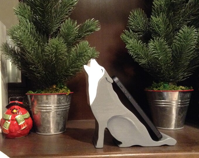 Wolf Cell Phone Stand, Phone Holder, iPad Stand - Etsy