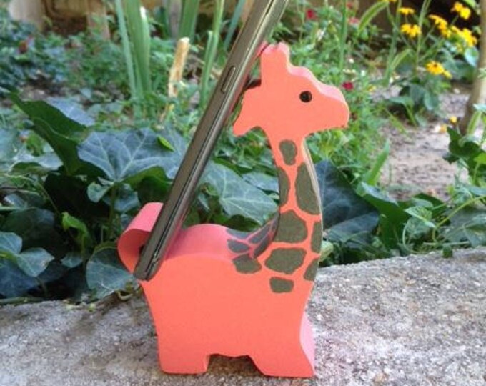 Giraffe Phone Stand, iPhone Stand, Android Phone Holder, Homemade Phone ...
